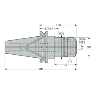 Seco Tools 02827270 | E250456723280 50.00mm Body Diameter 181.75mm OAL ...