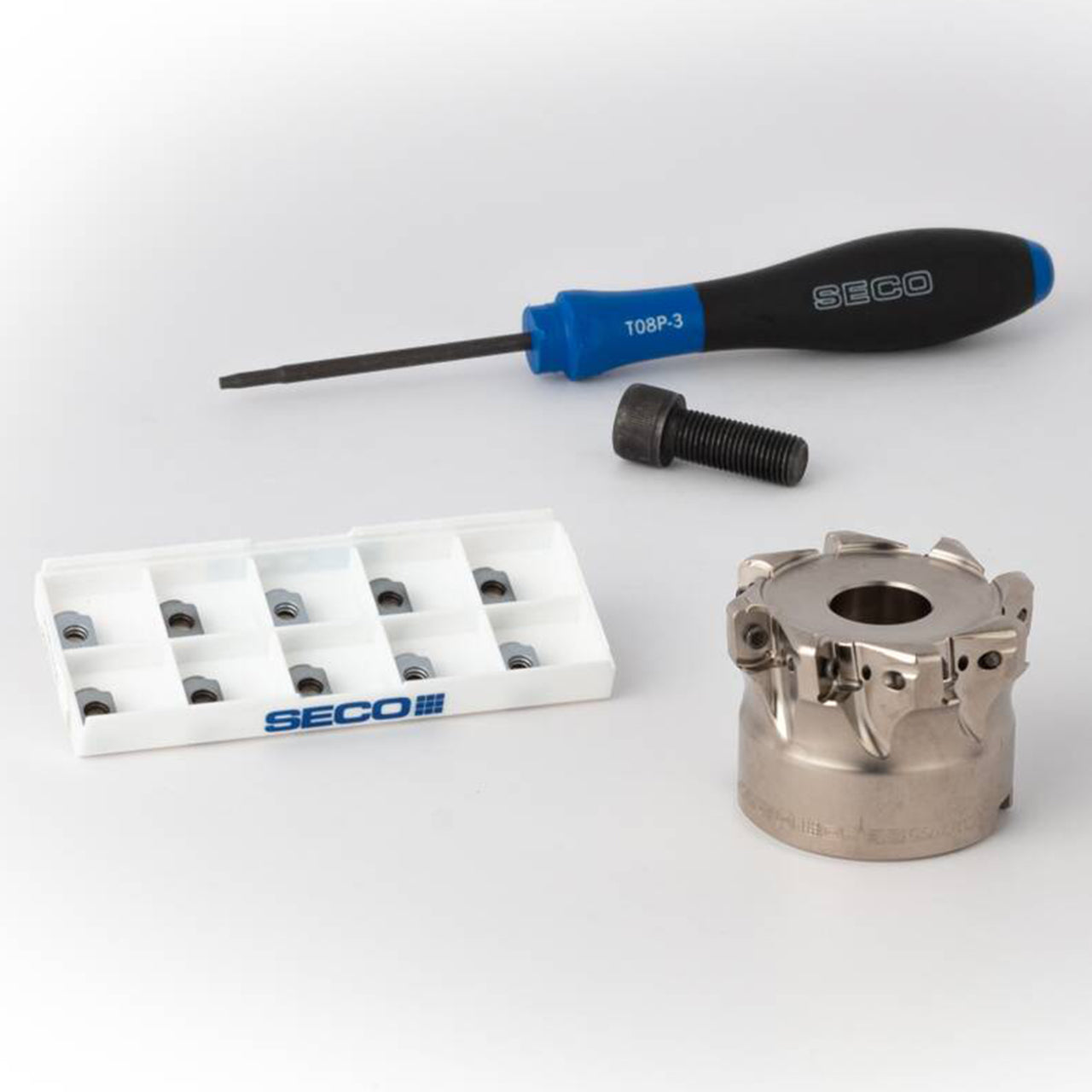 Seco Tools 03019982 | HIGHFEED42.00PKIT Face Mill Insert Kit – All ...