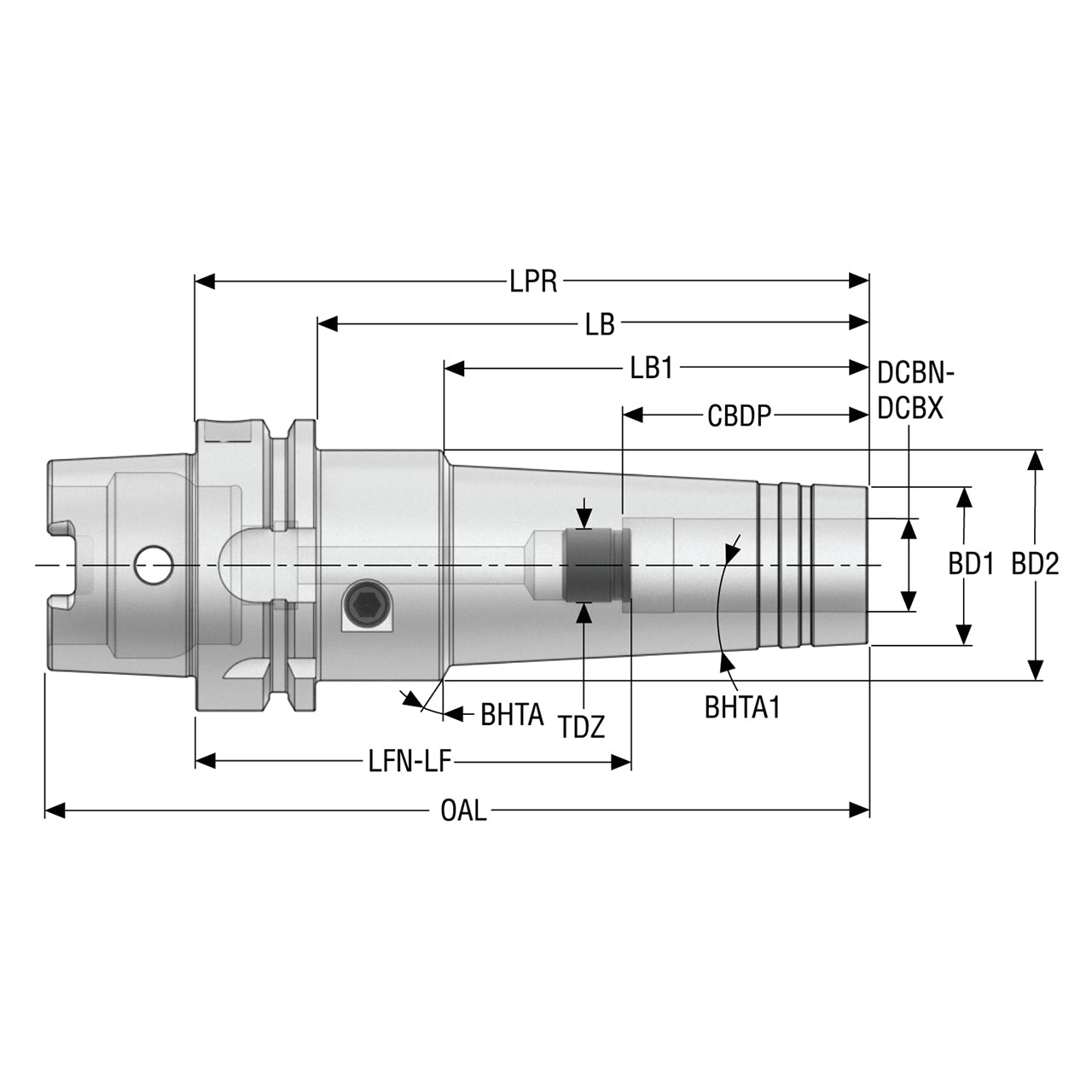 Seco Tools 10137330 | HSKA63-HCS10-145 24.00mm Body Diameter x 3.543 ...