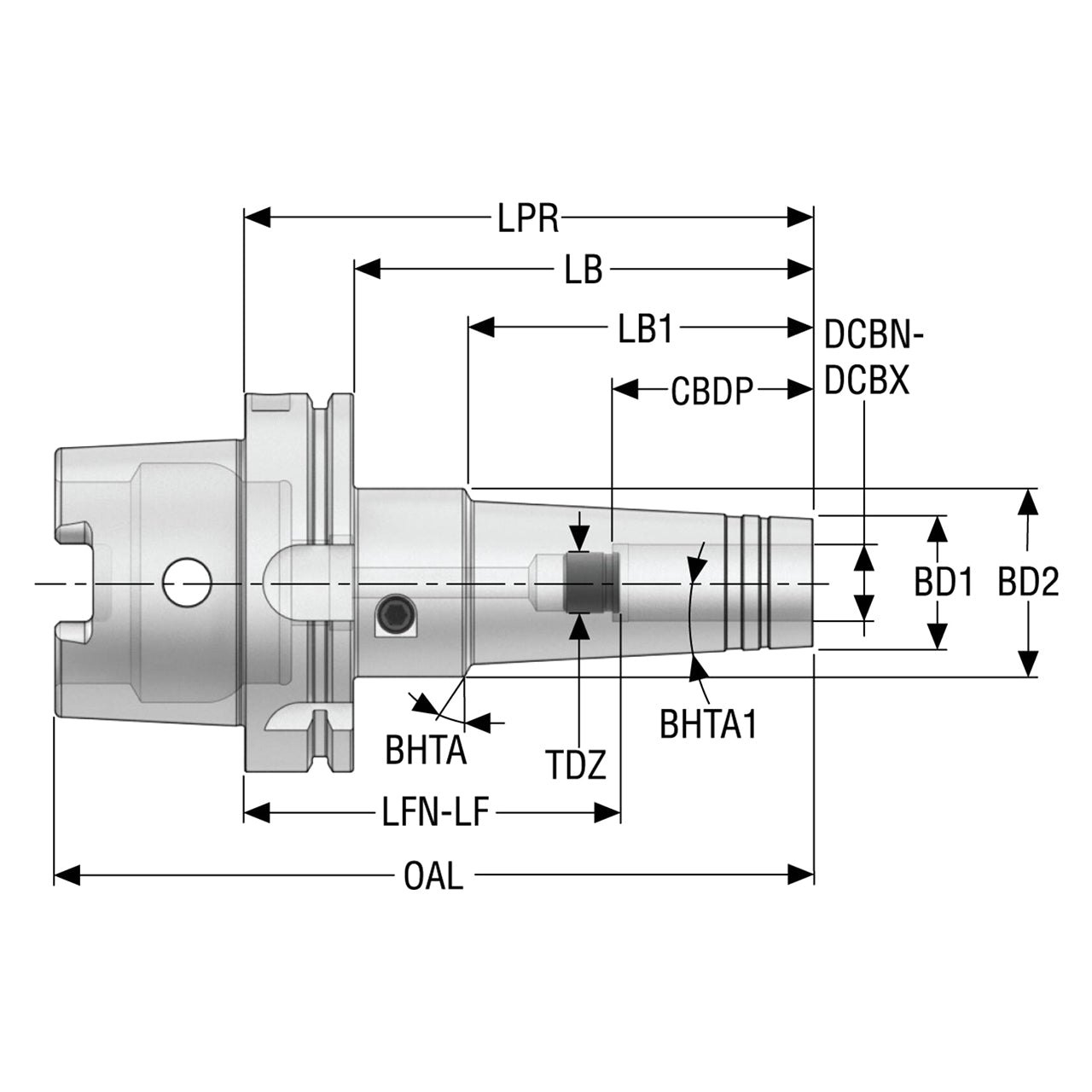 Seco Tools 10137339 | HSKA100-HCS20-150 34.00mm Body Diameter x 3.543 ...