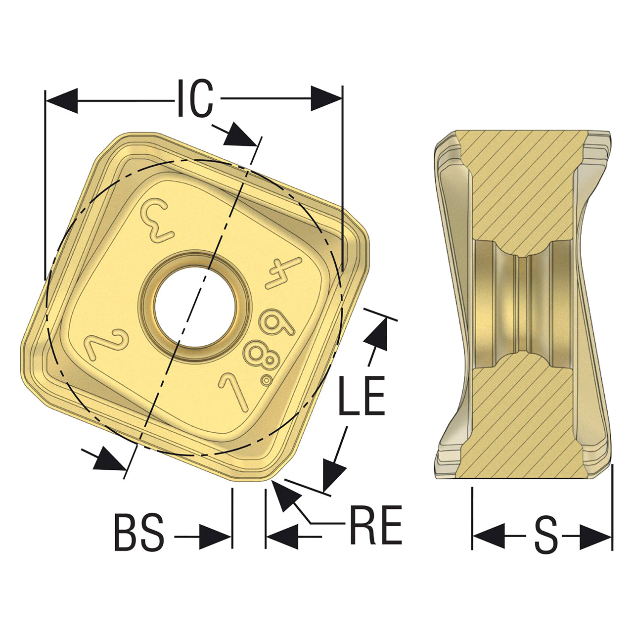 Seco Tools 10198717 | SNMX2209ZNTR-M18 2.00mm Corner Radius x 8.79mm T ...