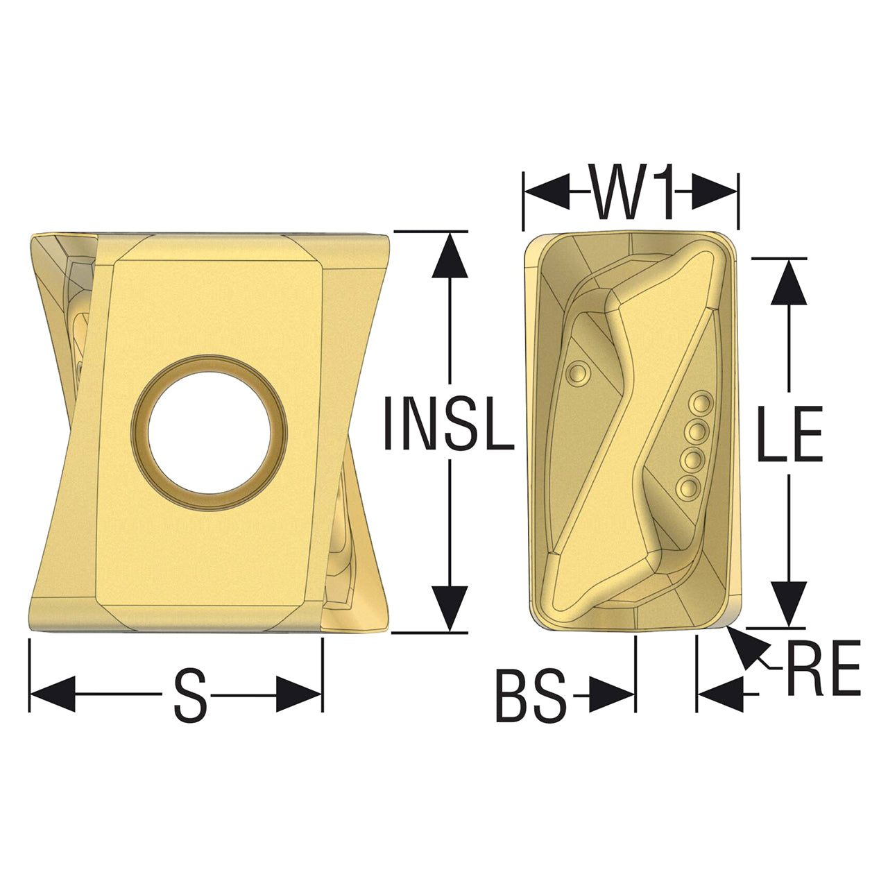 Seco Tools 10207753 | LOEX120708TR-T4-M12 0.80mm Corner Radius x 10.26 ...